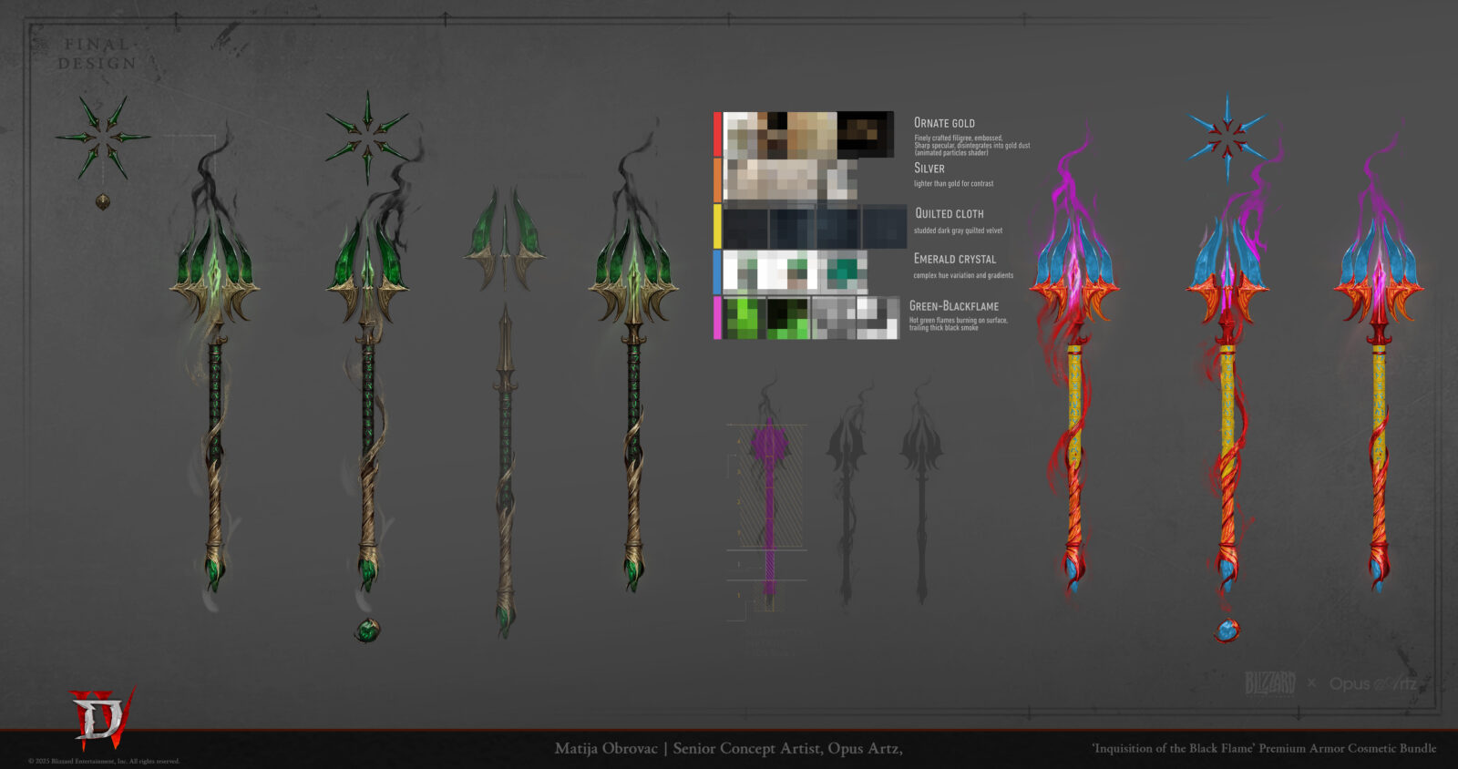 Diablo IV | Black Flame | Opus Artz ⛬ Videogame IP & Concept Art Studio ...